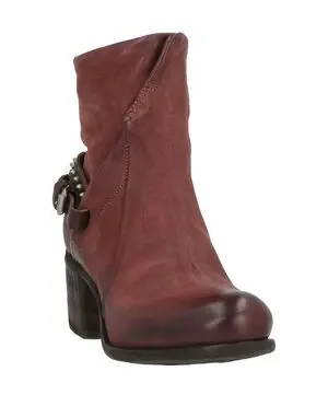 A.S.98 A. S.98 Ankle Boots Burgundy Size Soft Leather