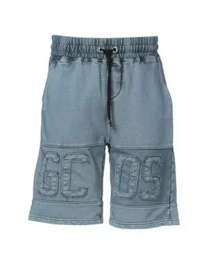 Gcds Overdyed Logo Sweatshorts - Blue