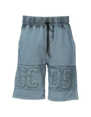 Gcds Overdyed Logo Sweatshorts - Blue