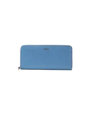 Furla Babylon Xl Zip Around Sl Woman Wallet Light Pink Size - Soft Leather Blue