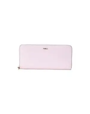 Furla Babylon Xl Zip Around Sl Woman Wallet Light Pink Size - Soft Leather Pink