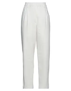 Brunello Cucinelli Tapered Jersey Pants - Ivory