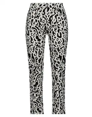 DEPARTMENT 5 Tapered Animal Print Pants - White