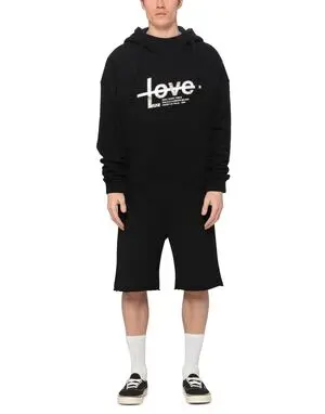 Dolce & Gabbana Fleece Logo Hoodie - Black