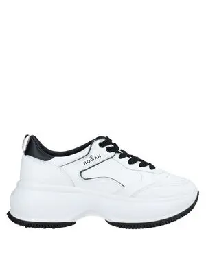 Hogan Leather Sneakers - White