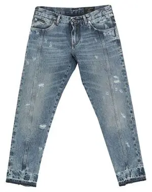Dolce & Gabbana Cotton-blend Straight-leg Jeans