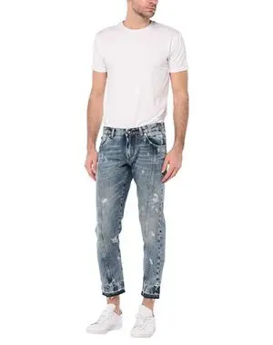 Dolce & Gabbana Cotton-blend Straight-leg Jeans