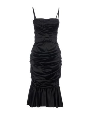 Dolce & Gabbana Maxi Dress Size Silk, Elastane - Black