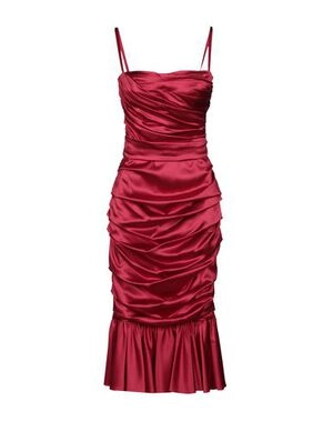 Dolce & Gabbana Maxi Dress Size Silk, Elastane - Red