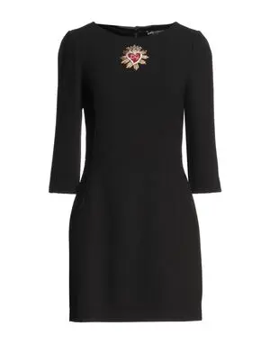 Dolce & Gabbana Mini Wool Dress - Black