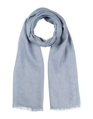 Brunello Cucinelli Woman Scarf Lilac Size - Cashmere, Silk, Polyamide Slate Blue