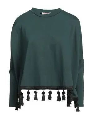 MARIUCCIA T-shirt With Tassels - Green