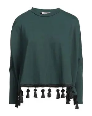 MARIUCCIA T-shirt With Tassels - Green