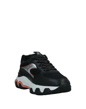 Hogan Soft Leather Sneakers - Black