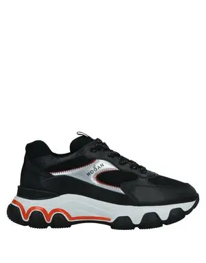 Hogan Soft Leather Sneakers - Black