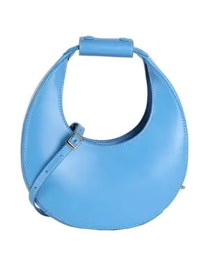 Staud Mini Moon Bag Woman Handbag Black Size - Bovine Leather Azure