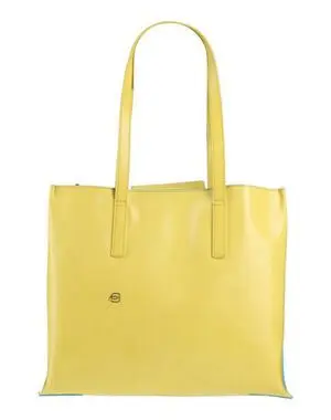 PIQUADRO Light Calfskin Tote Yellow