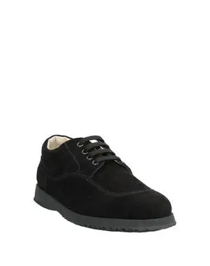 Hogan Leather Lace-up Derby Shoes - Black