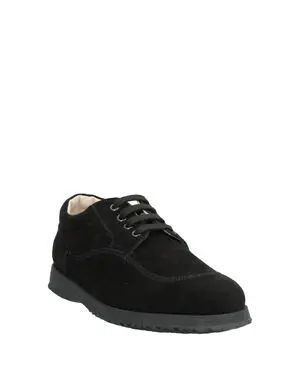 Hogan Leather Lace-up Derby Shoes - Black