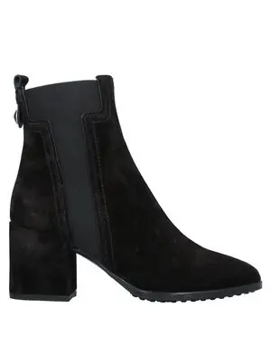 TOD'S Ankle Boots In Soft Leather - Black
