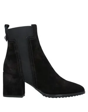 TOD'S Ankle Boots In Soft Leather - Black
