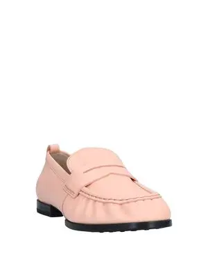TOD'S Leather Penny Loafers - Pink