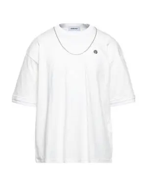 AMBUSH Man T-shirt Black Size S Cotton, Polyester, Polyurethane, Viscose White