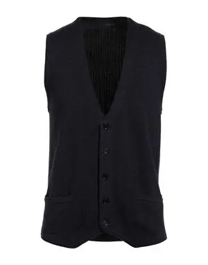 LARDINI Wool Cardigan Dark Blue