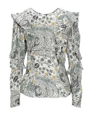 MARANT ETOILE Floral Print Top - White