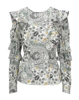 MARANT ETOILE Floral Print Top - White