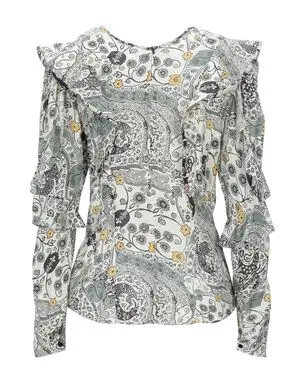 MARANT ETOILE Floral Print Top - White