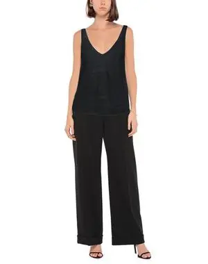 Majestic Filatures Linen-elastane Tank Top