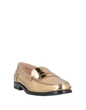 TOD'S Loafers In Leather - Gold