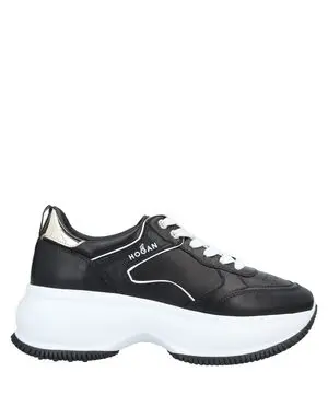 Hogan Leather Sneakers - Black