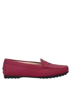 TOD'S TOD'S Leather Loafers Red