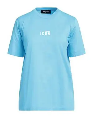 Dsquared2 Cotton T-shirt With Logo Print - Blue