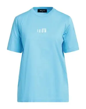 Dsquared2 Cotton T-shirt With Logo Print - Blue