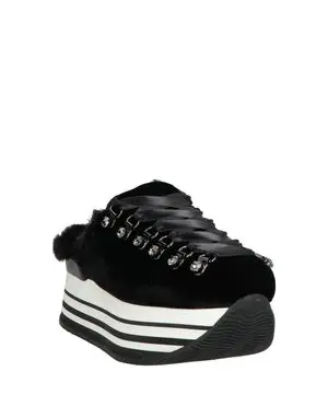 Hogan Textile Fiber Sneakers - Black