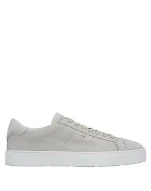 Santoni Leather Sneakers - Grey