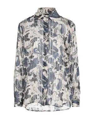 Brian Dales Paisley Print Crepe Shirt