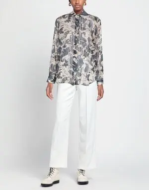 Brian Dales Paisley Print Crepe Shirt