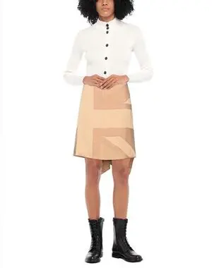 Burberry Mini Asymmetric Skirt - Beige