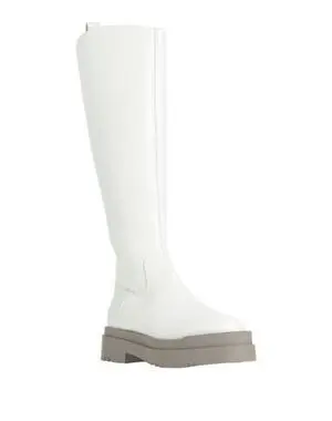 Liu Jo Calfskin Boots - White