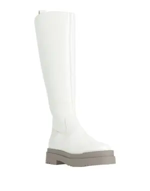 Liu Jo Calfskin Boots - White