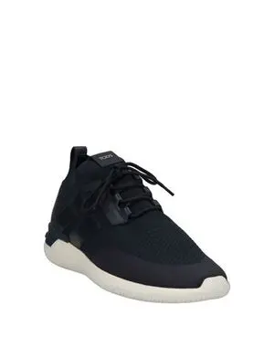 TOD'S NO CODE No_code Sneakers In Leather And Textile Fibers - Blue