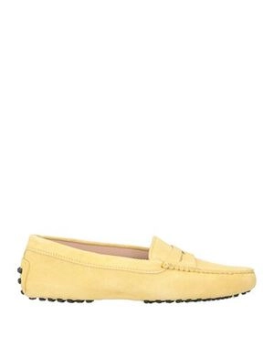 TOD'S TOD'S Pastel Leather Loafers Yellow