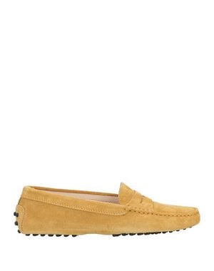 TOD'S Suede Loafers - Yellow