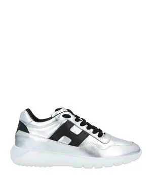 Hogan Leather Low-top Sneakers - Silver