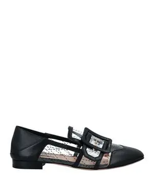 Bally Leather Loafers With Pvc Detailing