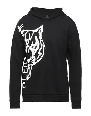 PLEIN SPORT Printed Jersey Sweatshirt Black